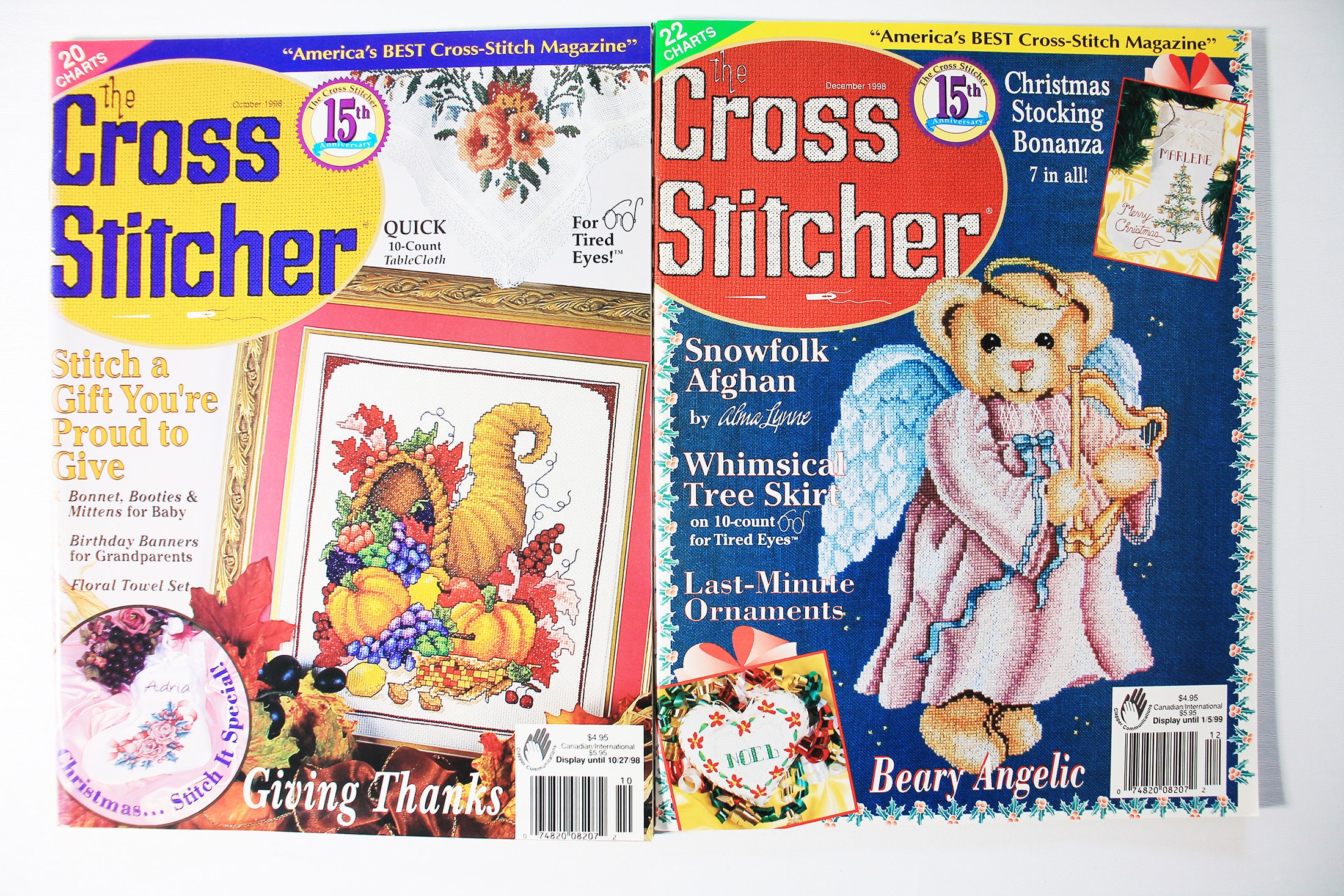 Choose the Cross Stitcher Magazines, Vintage From 1998 to 2001 - Etsy