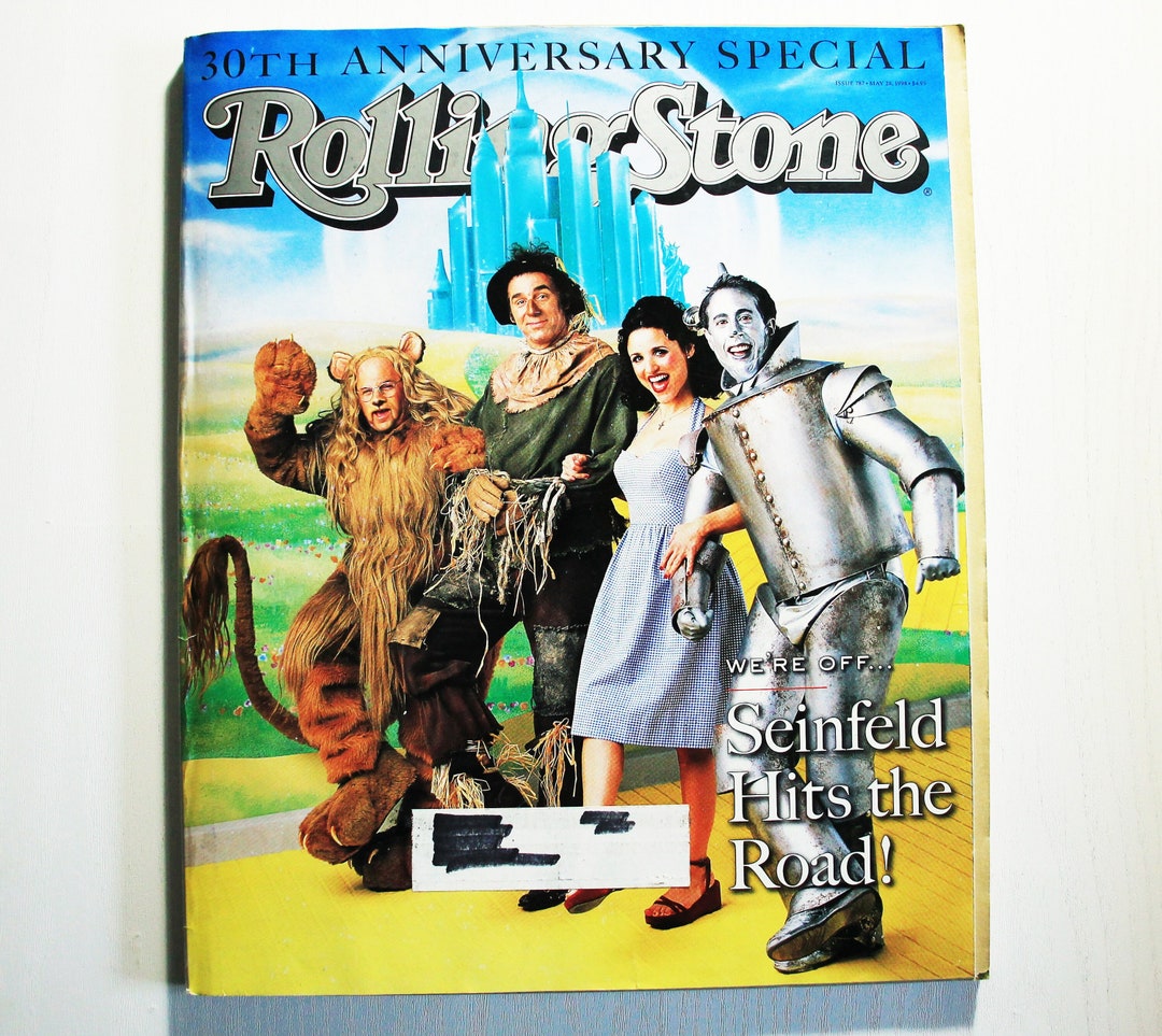 Vintage Rolling Stone Magazine, Seinfeld Wizard of Oz Cover, May 28 ...