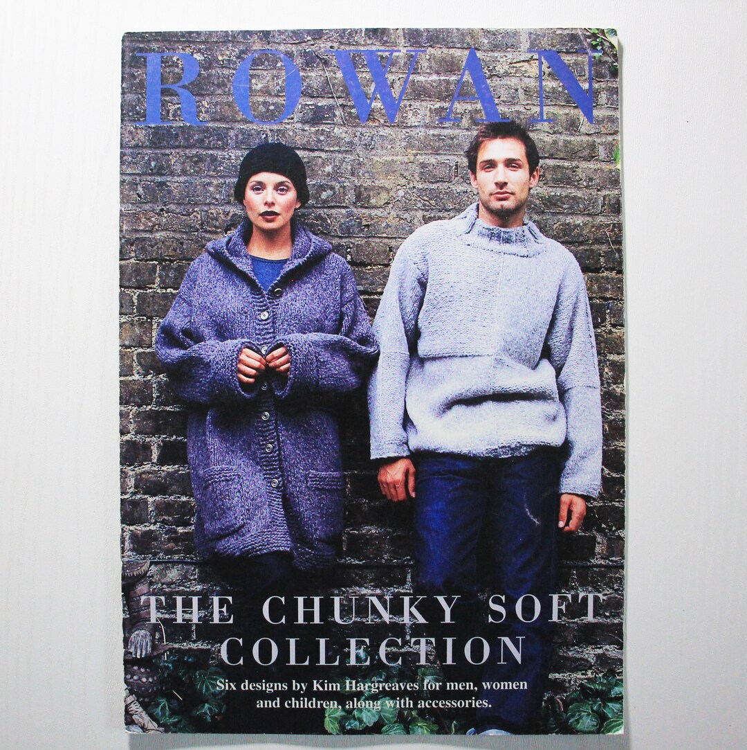 ROWAN Pattern Book the Chunky Soft Collection Six Designs by - Etsy