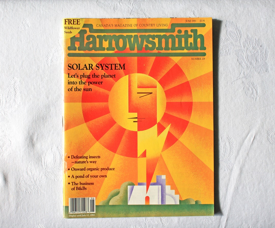 Harrowsmith Magazine - Solar System - Number 109, June 1993 - Etsy