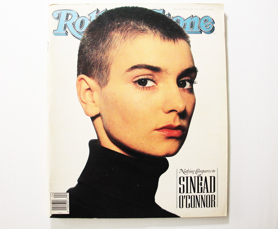 Sinead O'connor Cover Vintage Rolling Stone Magazine June 14 1990 ...