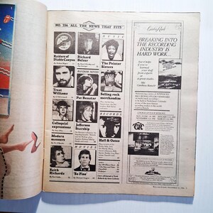 Keith Richards, Vintage Rolling Stone Magazine, November 12 1981, Issue ...
