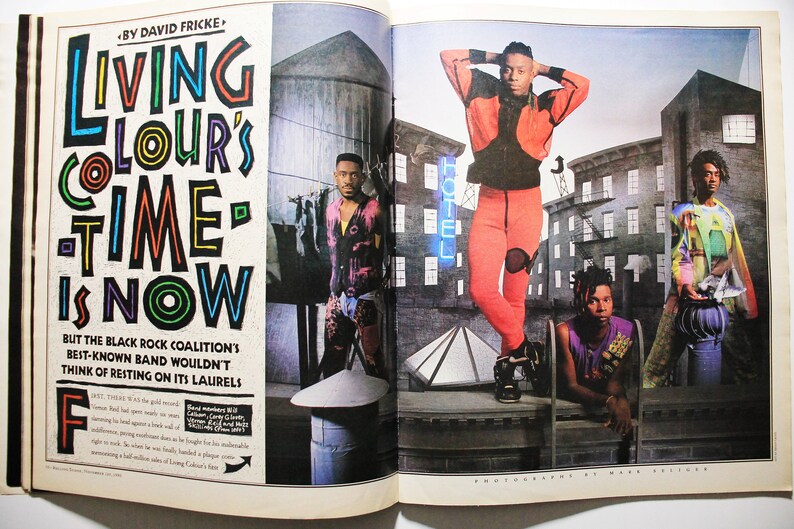 Living Color - Vintage Rolling Stone Magazine - November 1 1990, Issue ...