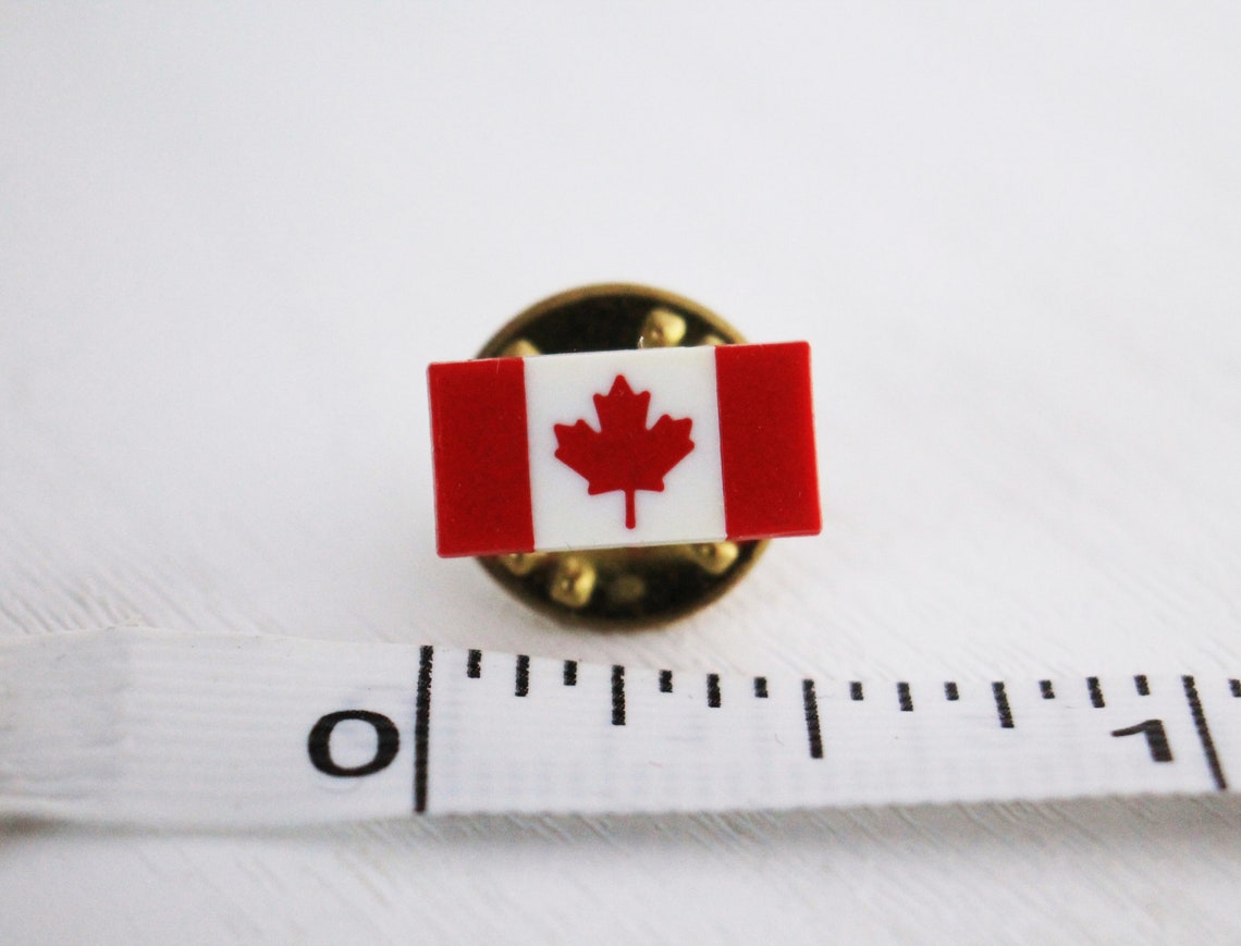 Canadian Flag Pin, Maple Leaf Canada Lapel Pin, Backpack Pin, Jacket ...