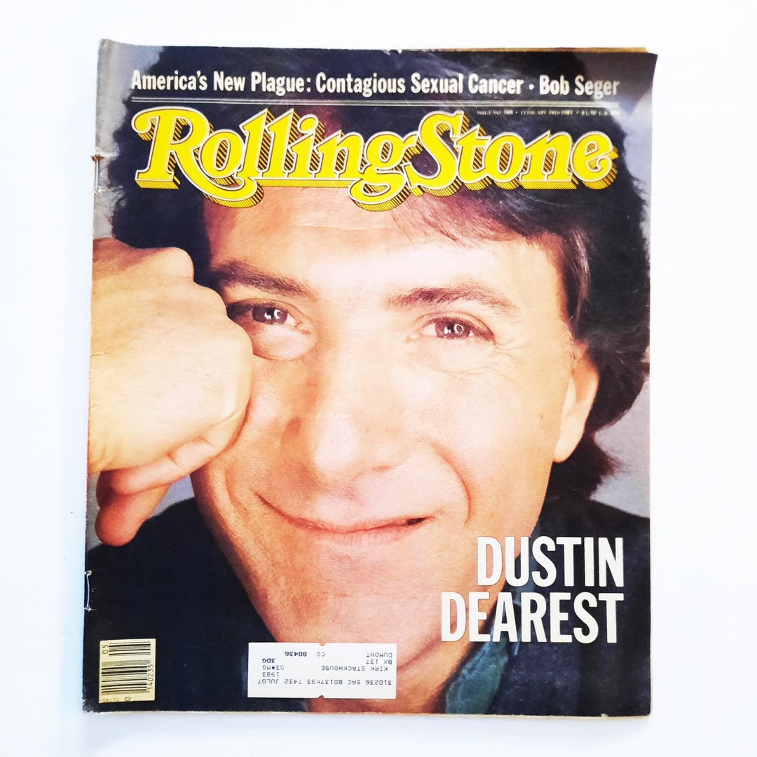 Dustin Hoffman, Rolling Stone Magazine, February 3 1983, Issue 383 - Etsy
