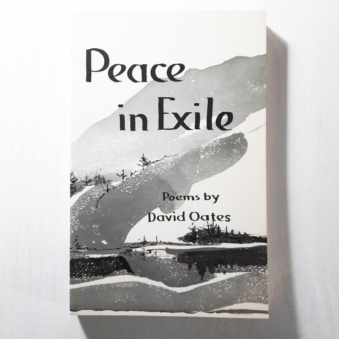 Peace in Exile Poems by David Oates 1992 Vintage Poetry Book Paperback ...