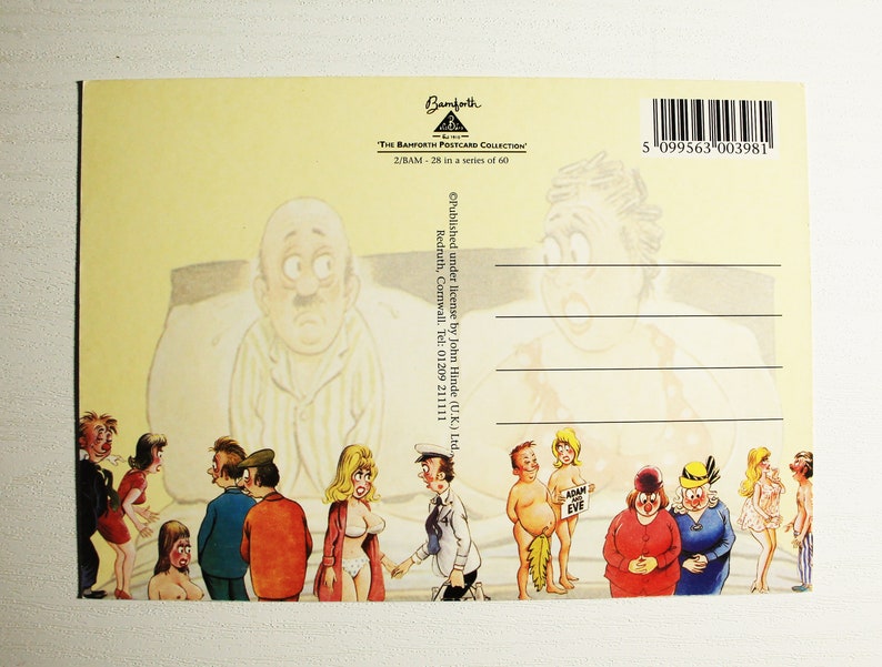 Vintage Bamforth Risque Humor Funny Seaside Comic Postcard Collection ...