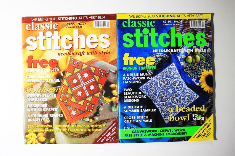 Choose Classic Stitches Magazine, Vintage From 1999 to 2001 - Etsy