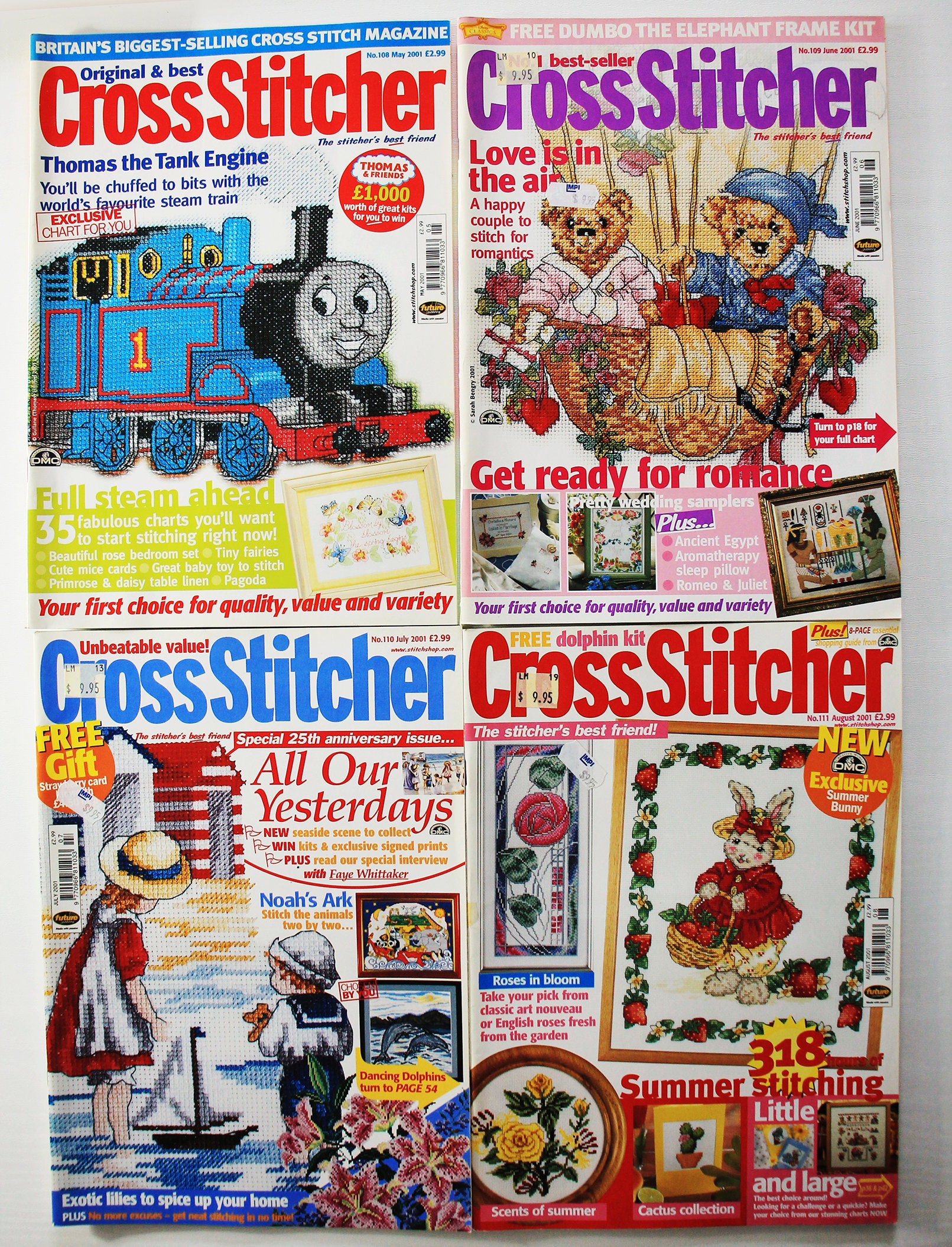 Choose Crossstitcher Magazine Vintage Cross Stitch Patterns Britain ...