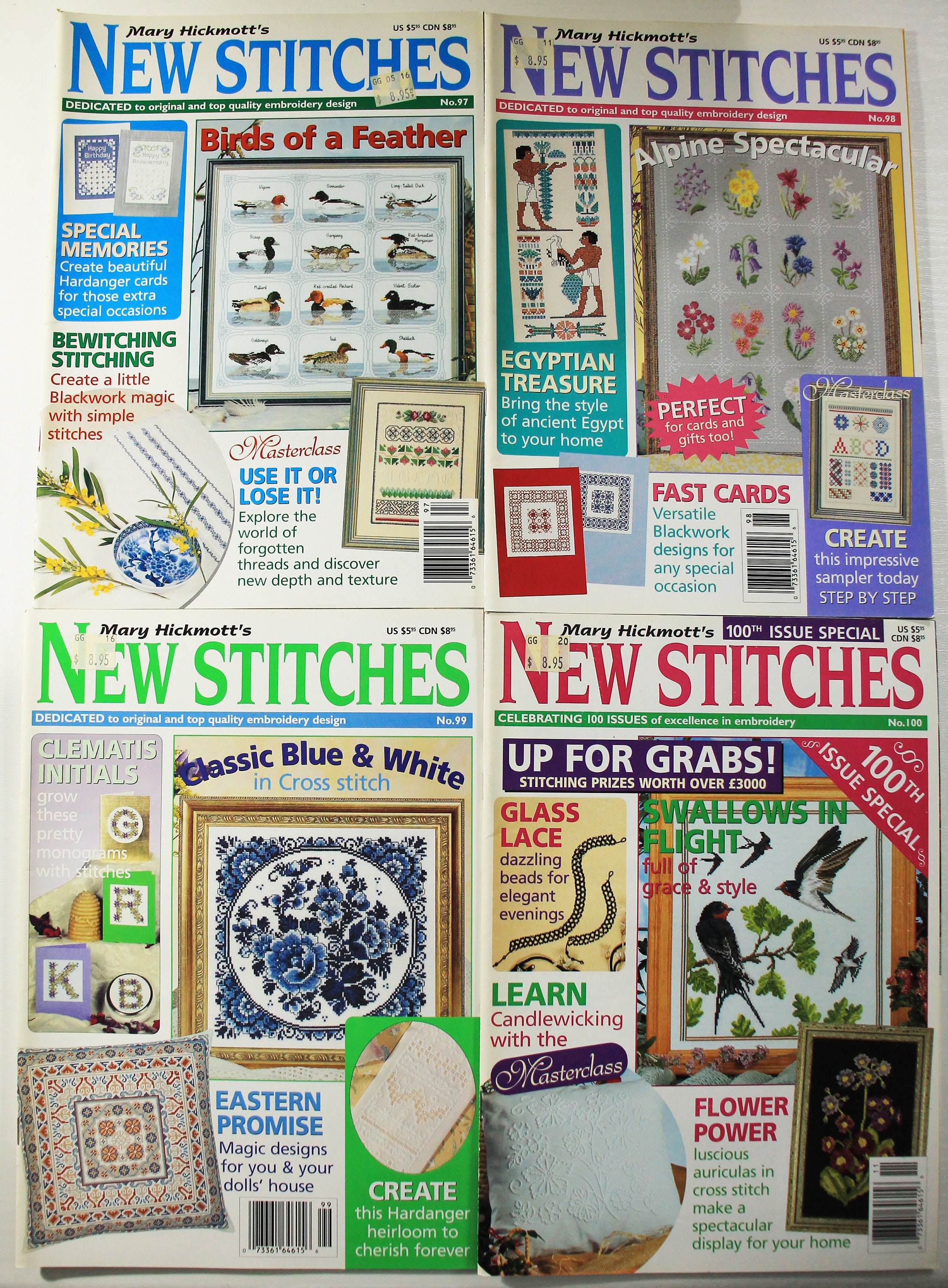 Choose New Stitches Magazine Mary Hickmott's Cross Stitch Patterns ...