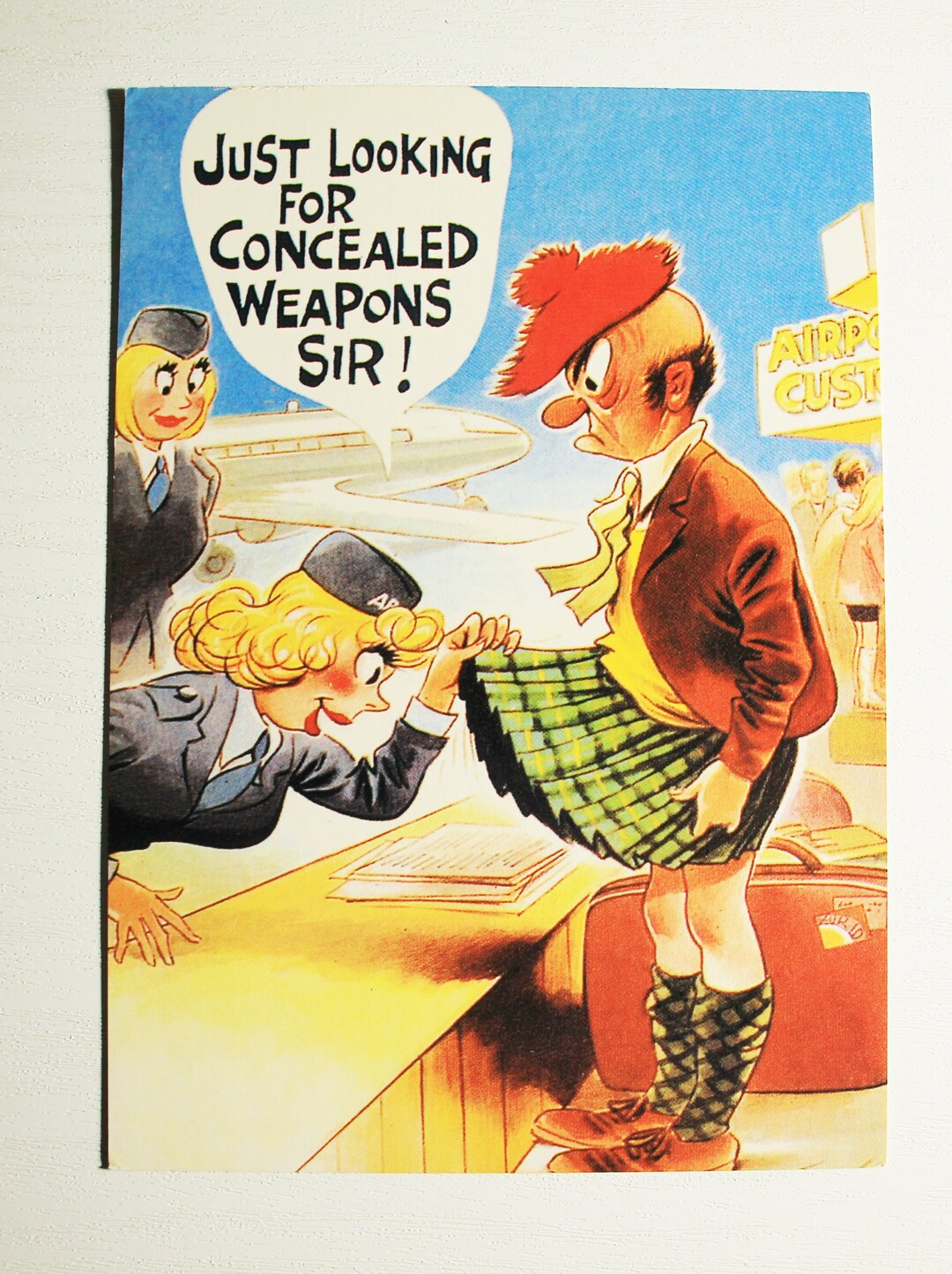 Vintage Bamforth Black Triangle Funny Seaside Comic Postcard Collection ...
