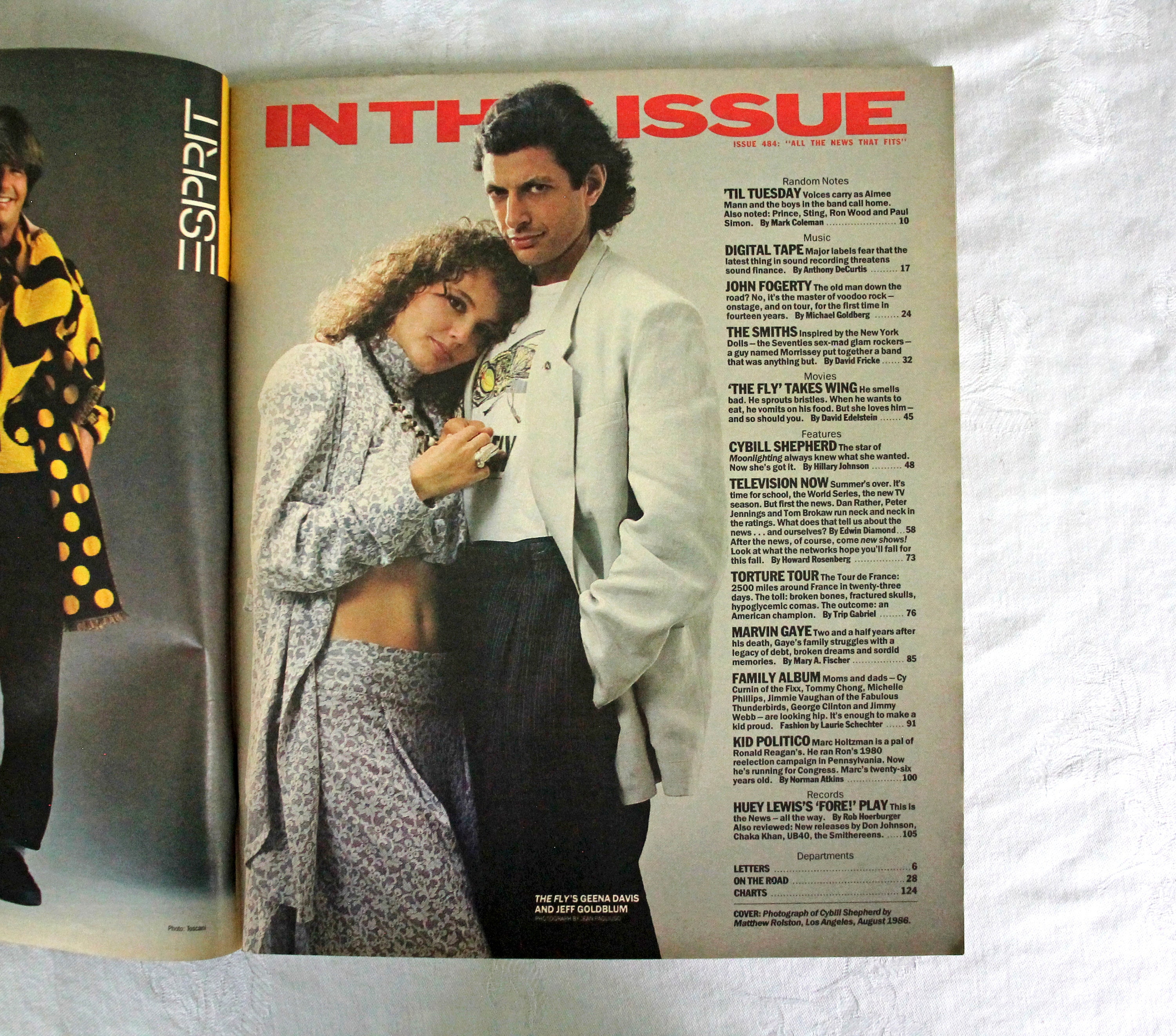 Cybill Shepherd - Vintage Rolling Stone Magazine - October 9 1986 ...