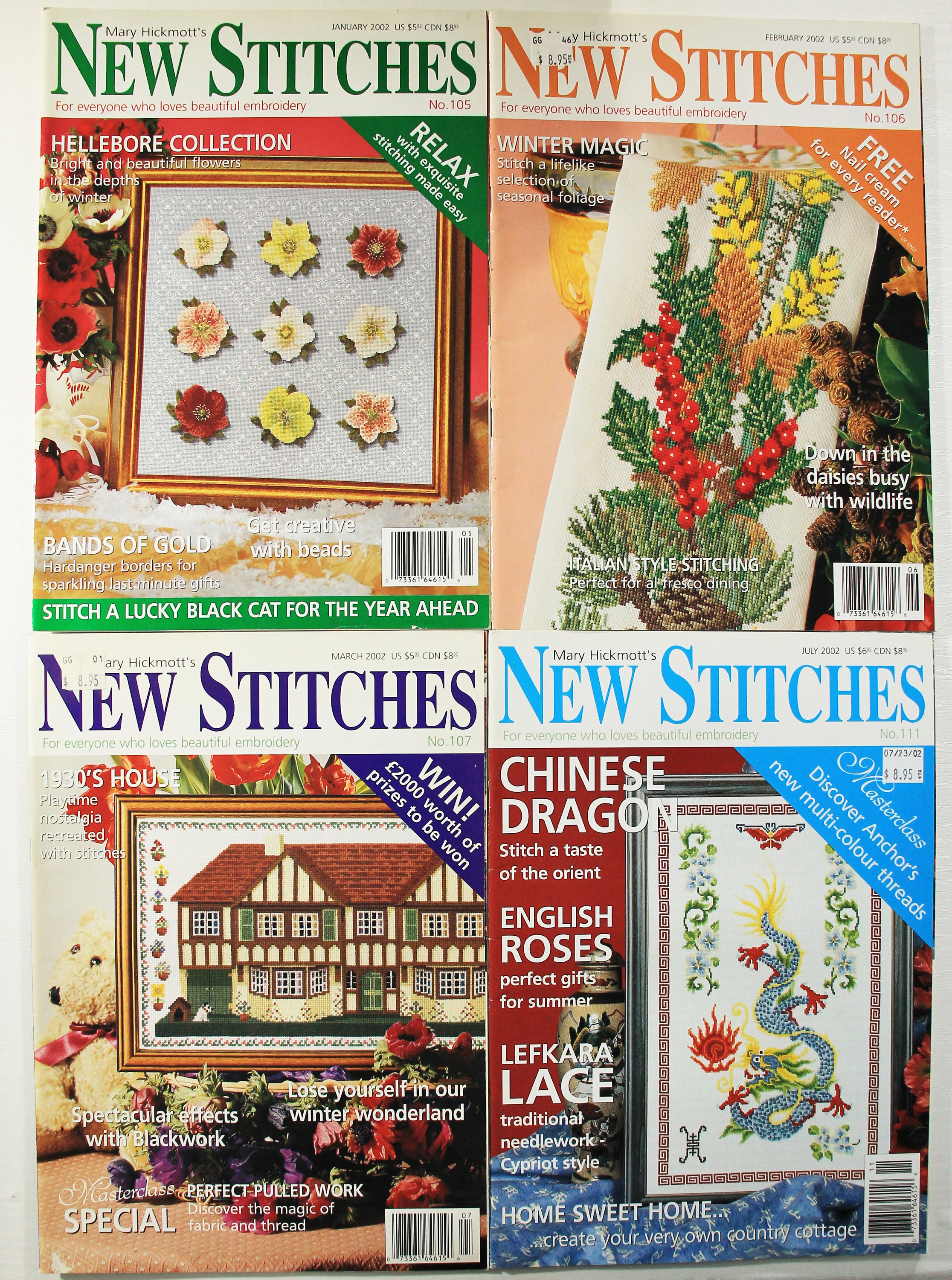 Choose New Stitches Magazine Mary Hickmott's Cross Stitch Patterns ...