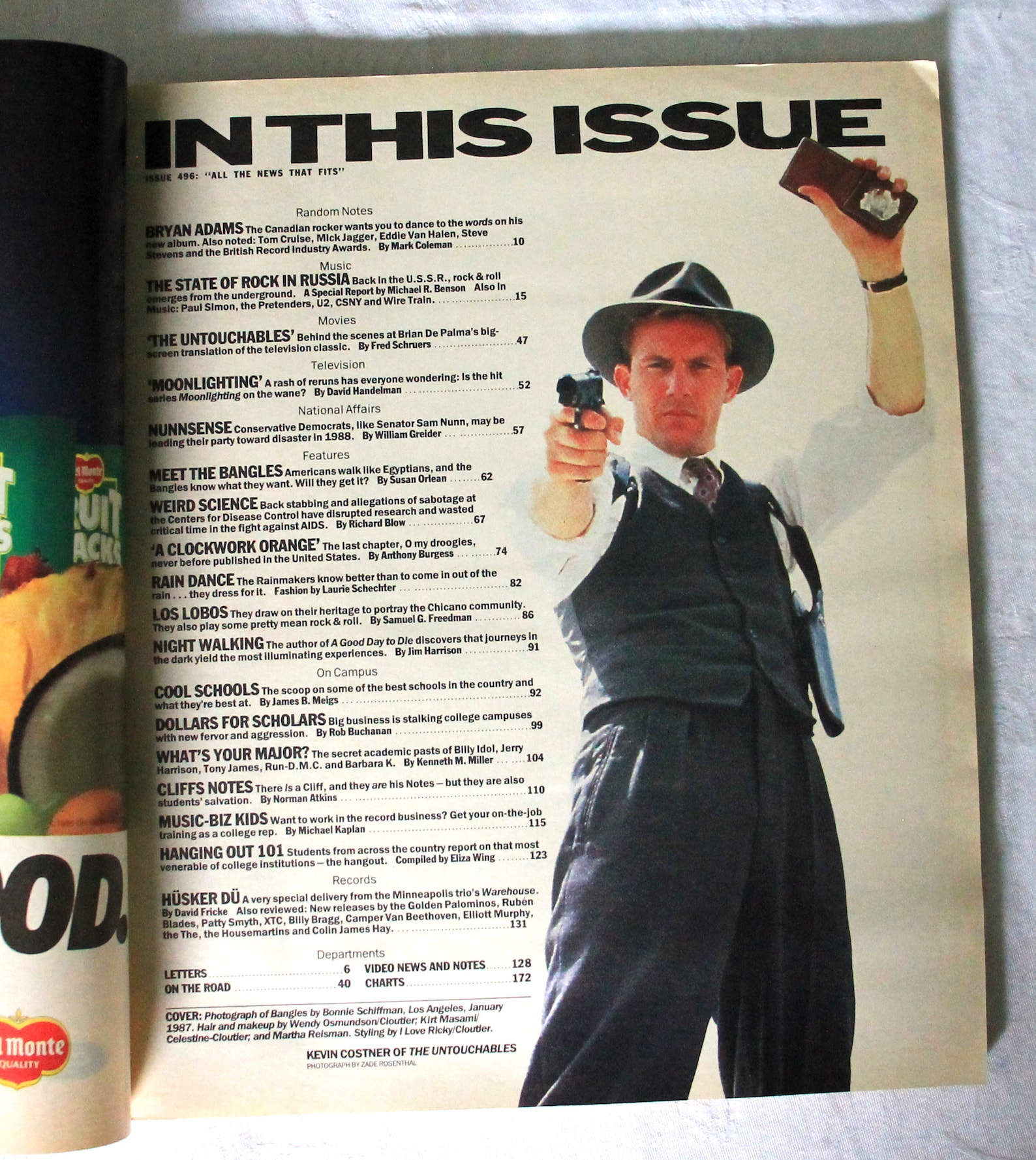 Bangles - Vintage Rolling Stone Magazine - March 26 1987, Issue 496 - Etsy