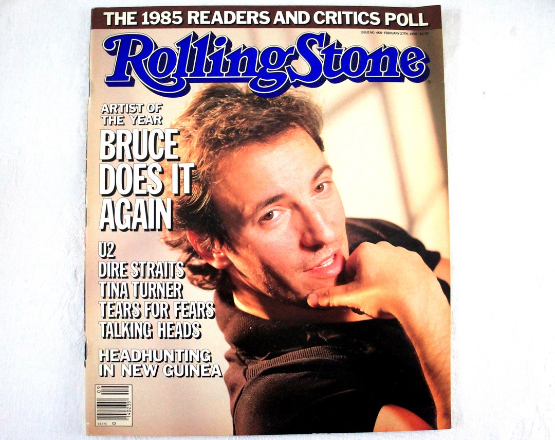 Vintage Rolling Stone Magazine, Bruce Springsteen Artist of the Year ...