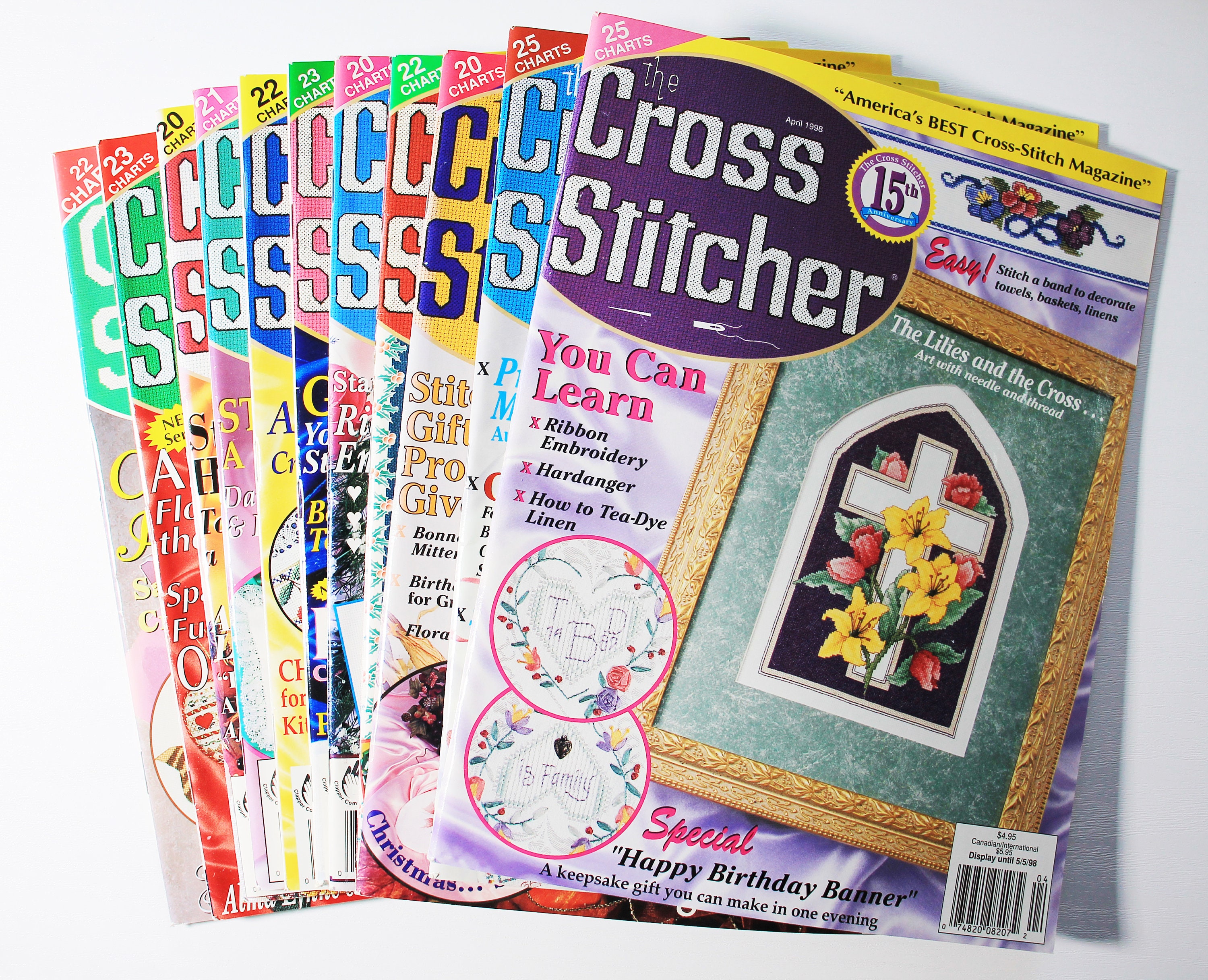 Choose the Cross Stitcher Magazines, Vintage From 1998 to 2001 - Etsy