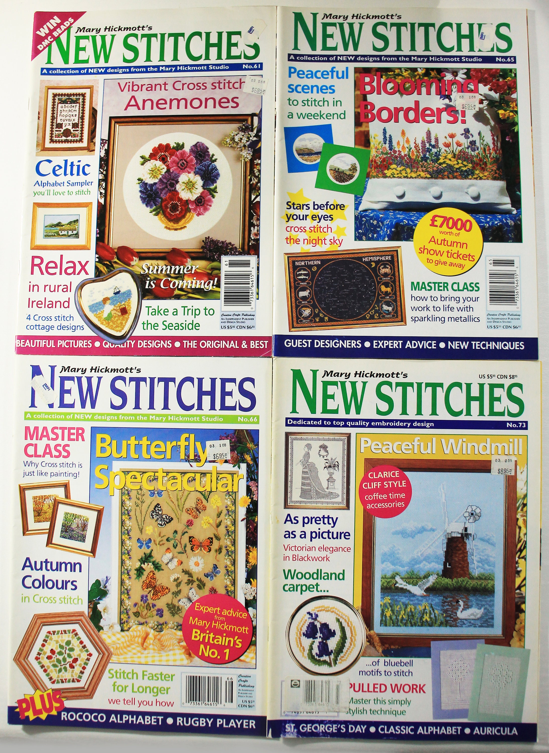 Choose New Stitches Magazine Mary Hickmott's Cross Stitch Patterns ...