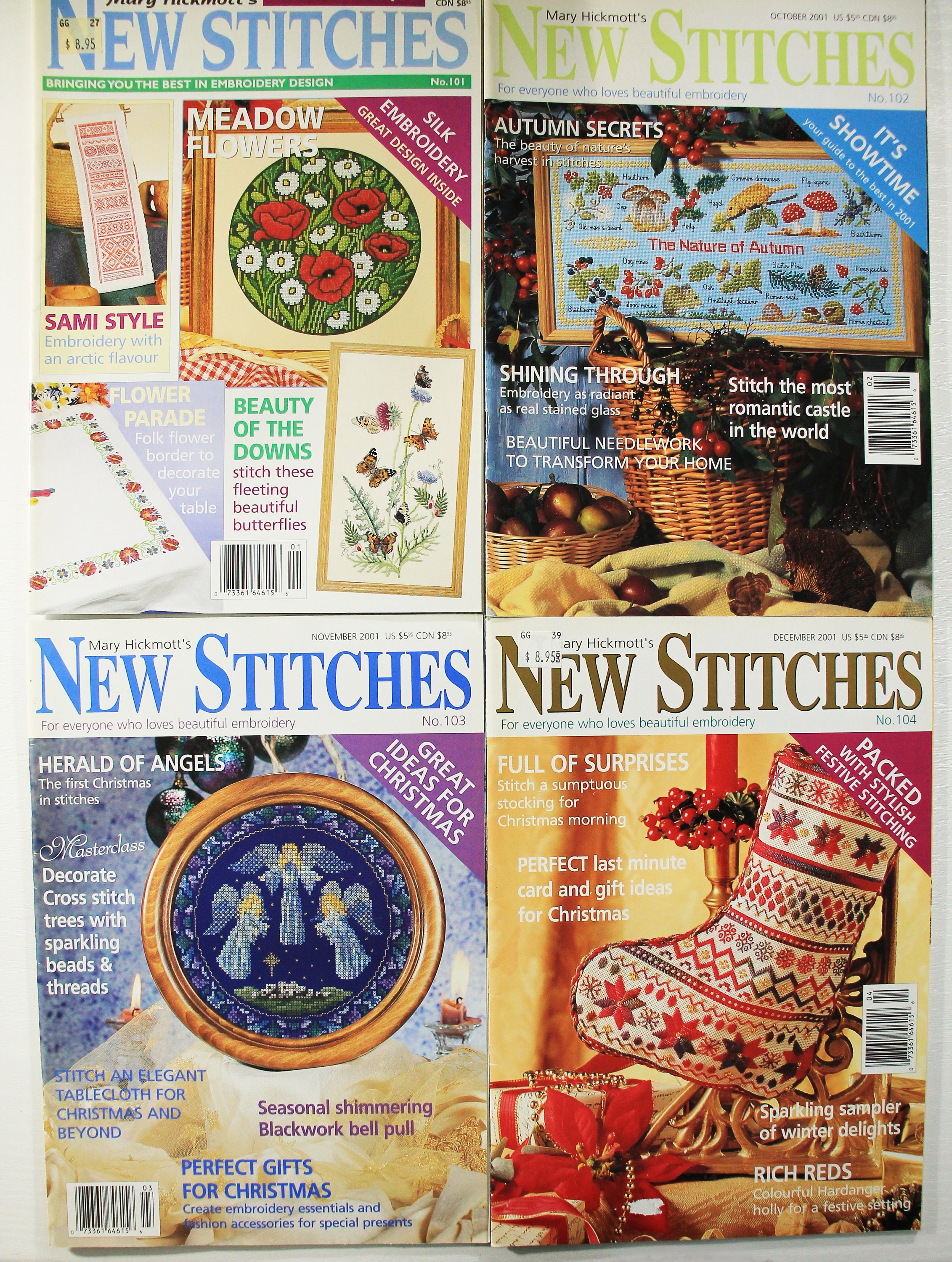 Choose New Stitches Magazine Mary Hickmott's Cross Stitch Patterns ...