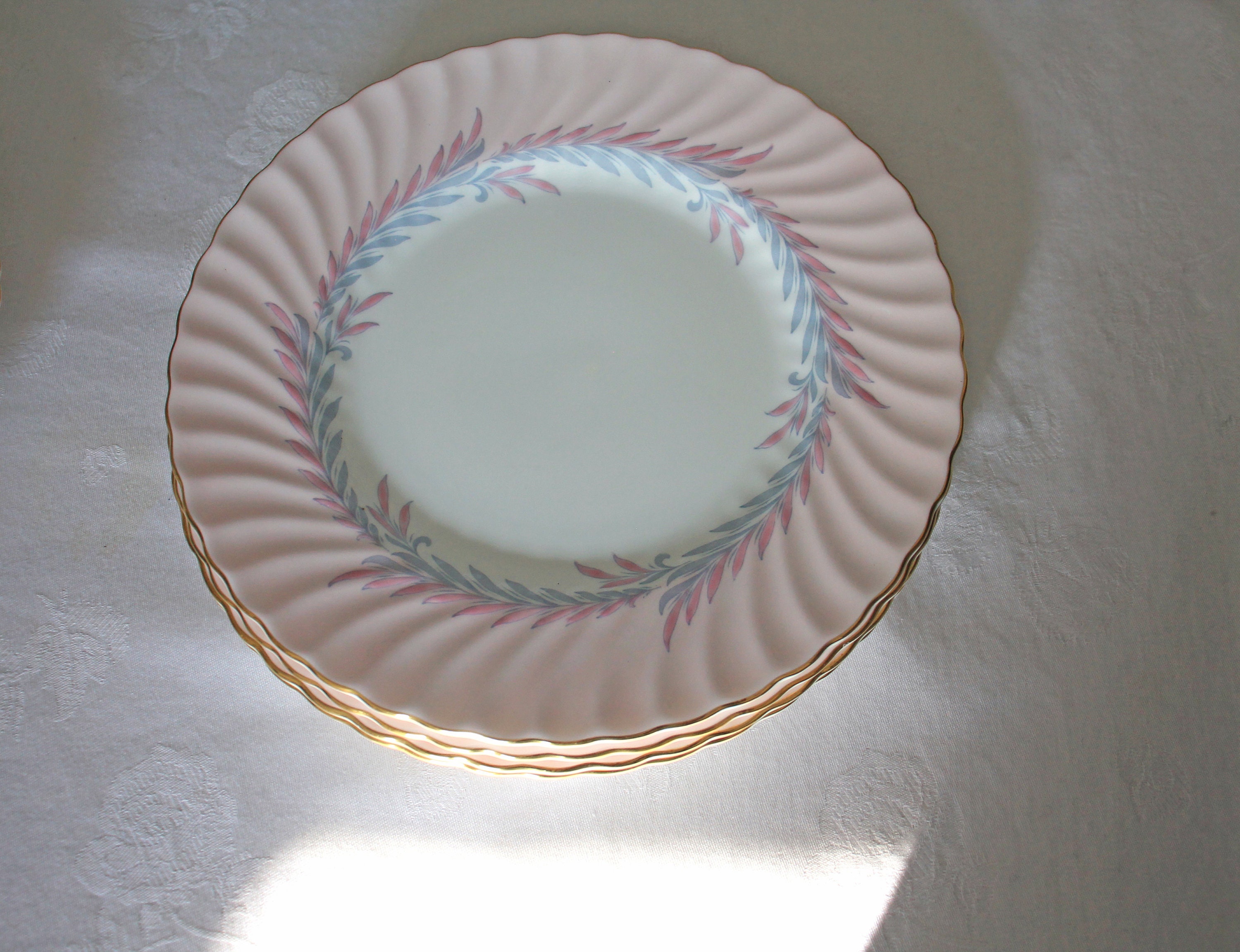 Minton Pink Symphony S-677 Dinner Plates Set of 4 - Etsy