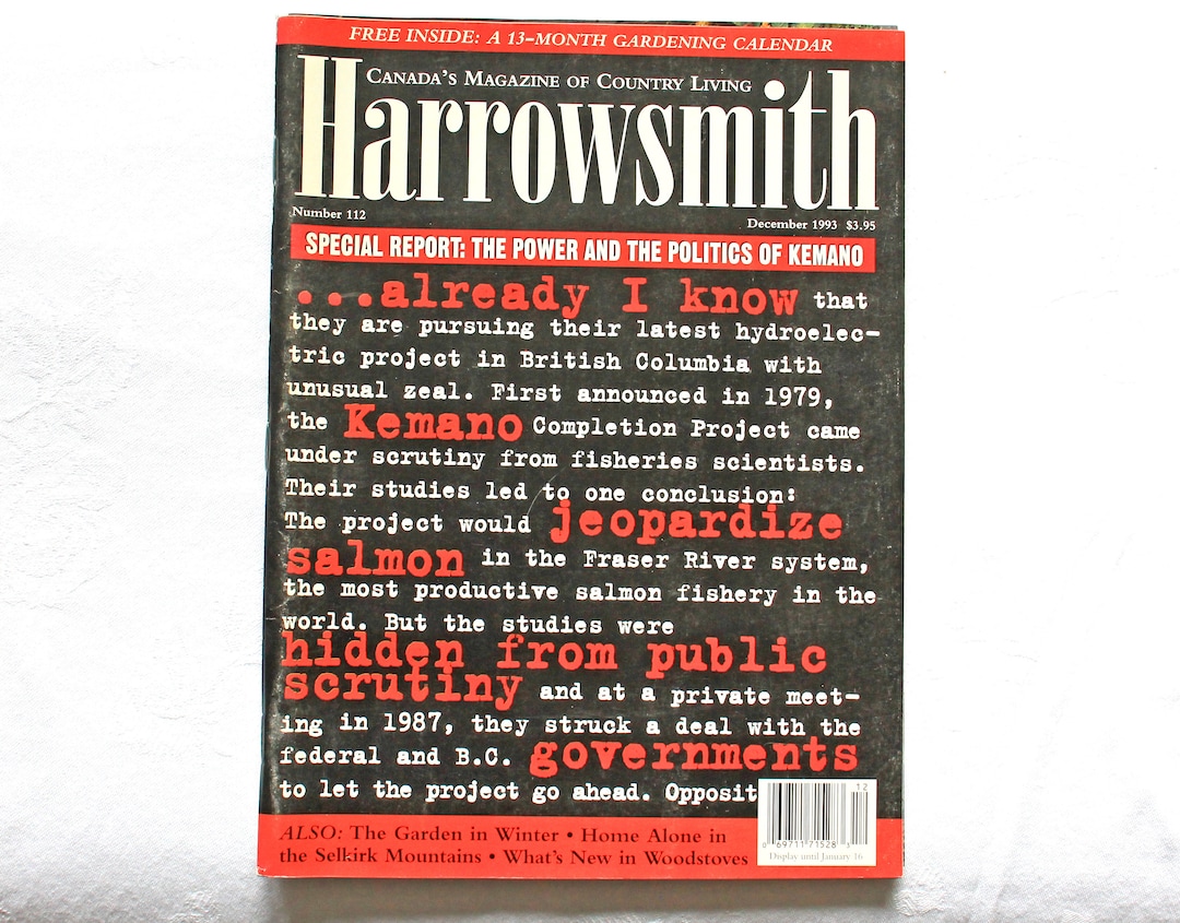 Harrowsmith Magazine - Special Report: the Power and Politics of Kemano ...