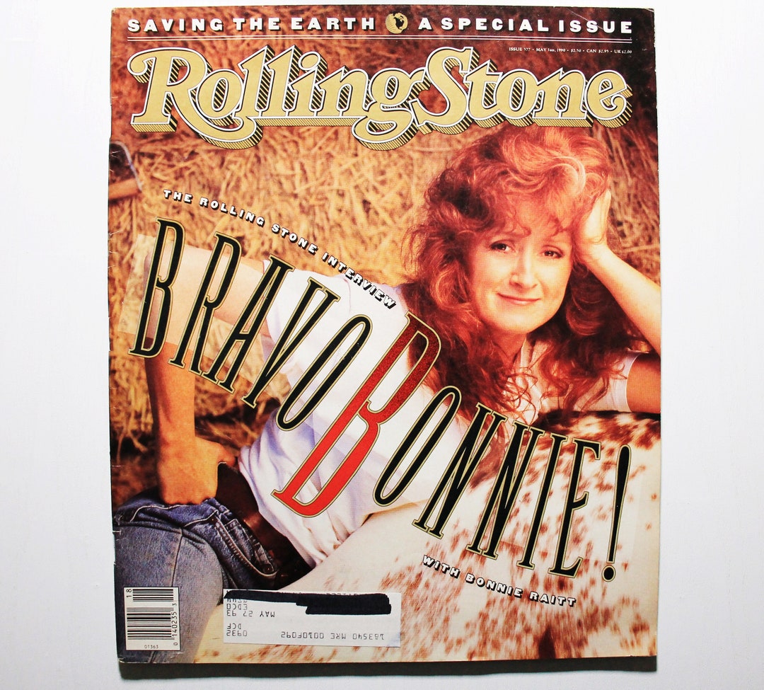 Bonnie Raitt - Vintage Rolling Stone Magazine - May 3, 1990, Issue 577 ...