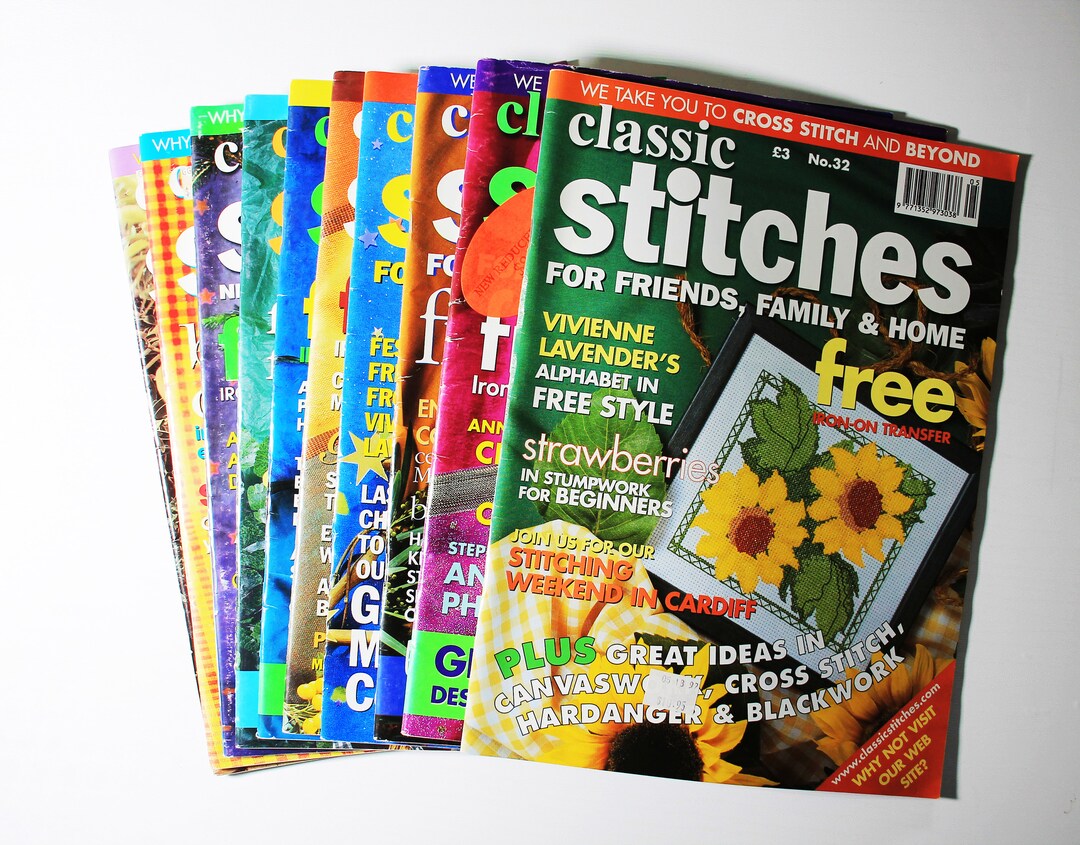 Choose Classic Stitches Magazine, Vintage From 1999 to 2001 - Etsy