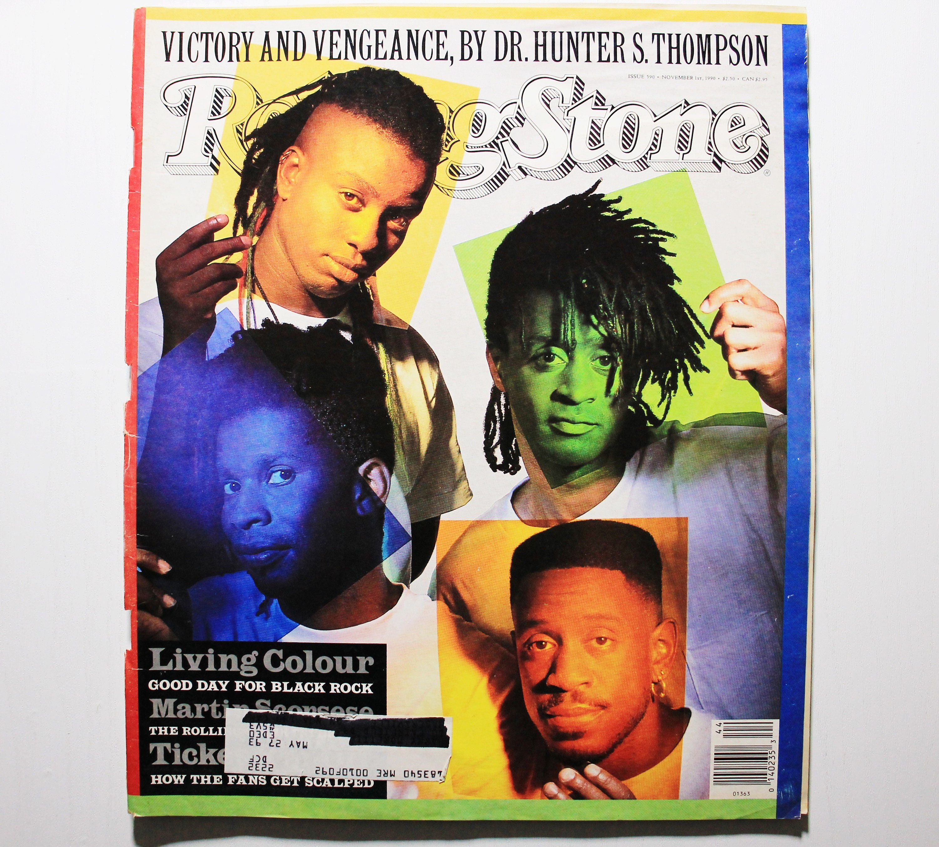 Living Color - Vintage Rolling Stone Magazine - November 1 1990, Issue ...
