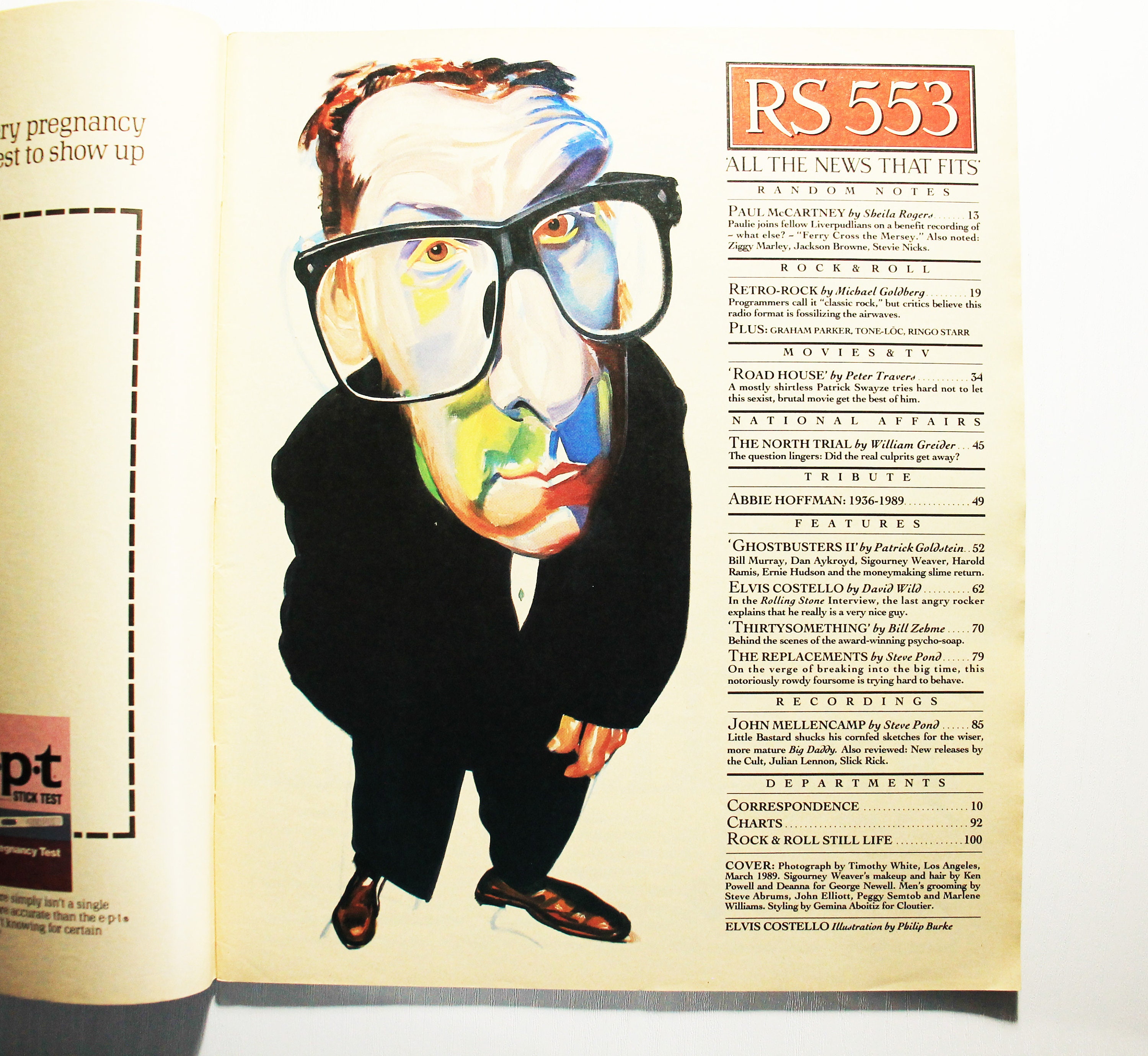 Ghostbusters II - Elvis Costello Interview - Vintage Rolling Stone ...