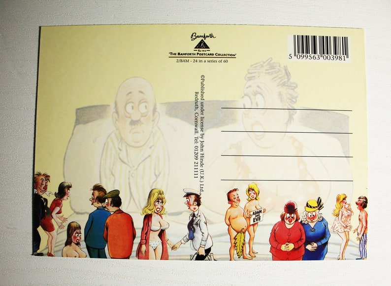 Vintage Bamforth Risque Humor Funny Seaside Comic Postcard Collection ...