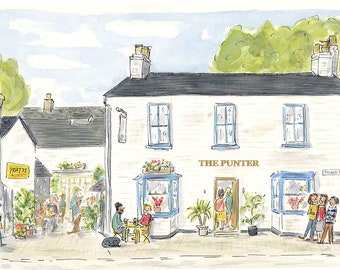 Pubstops of Cambridge the Original Pub Map - Etsy UK