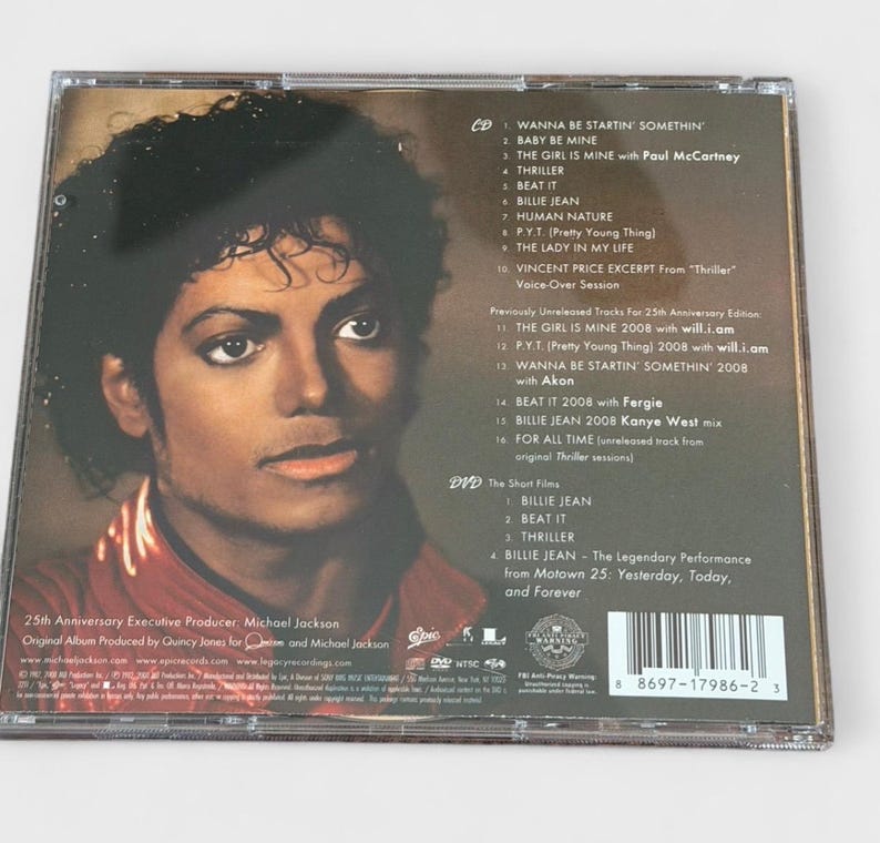 Michael Jackson – Thriller 25 (25th Anniversary Edition) - Etsy