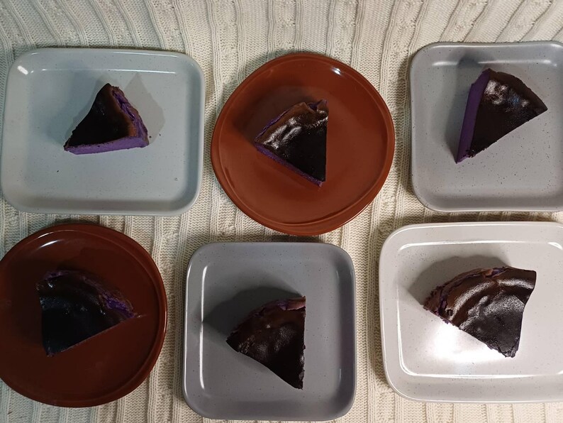 My Recipe "japanese UBE Purple Sweet Potato Basque Cheesecake" By - Etsy