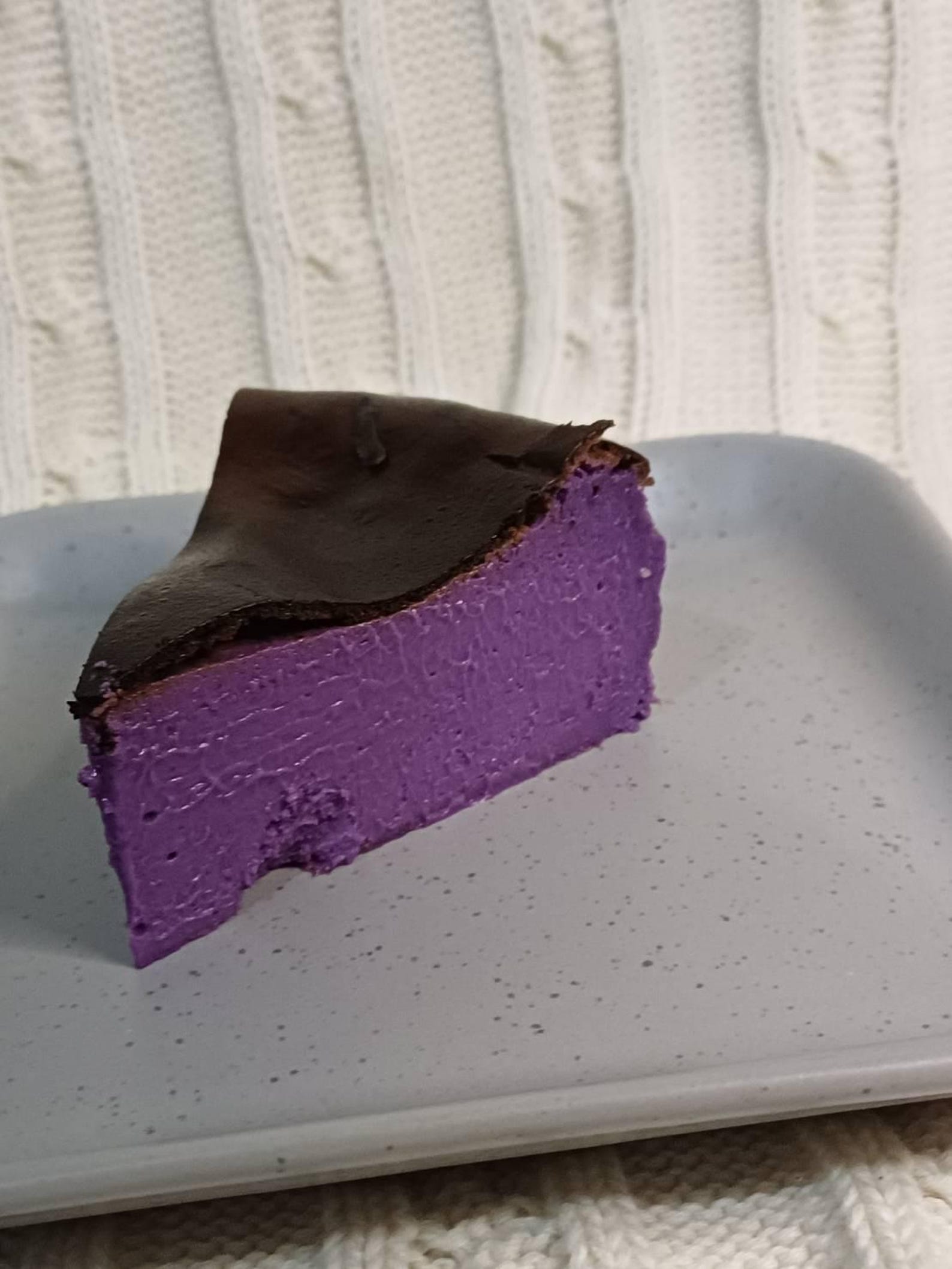 My Recipe "japanese UBE Purple Sweet Potato Basque Cheesecake" By - Etsy