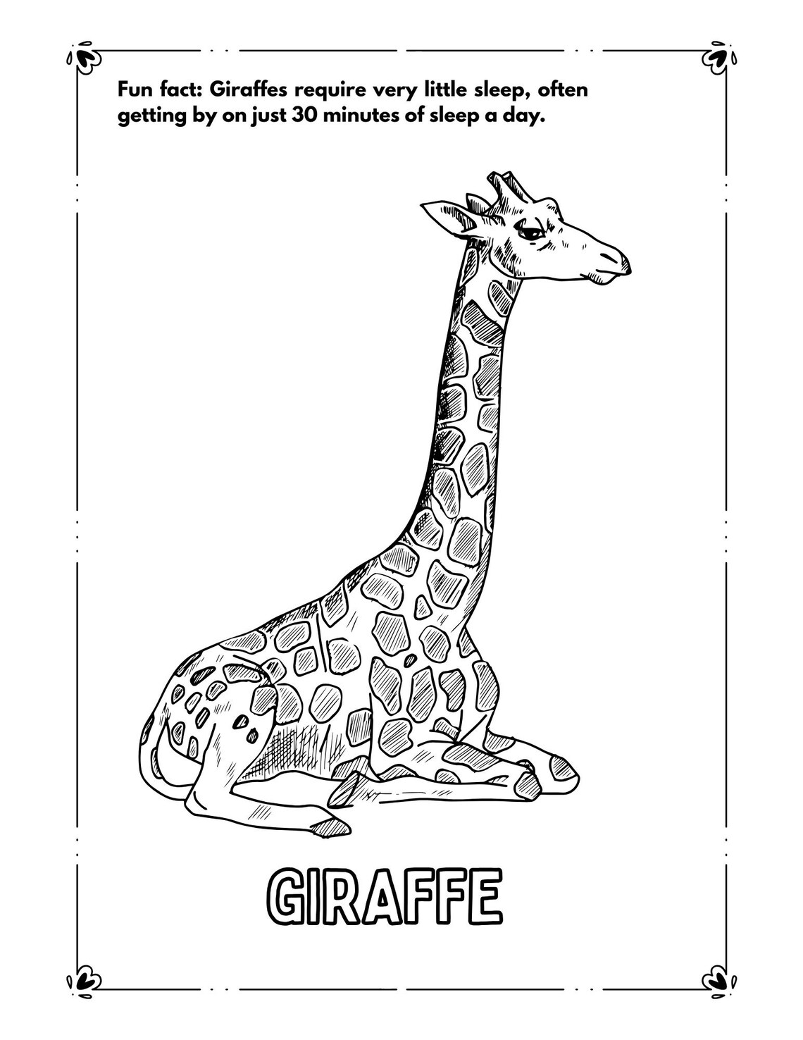 Printable Kids Activity Book | Animal Coloring Pages, Fun Facts ...