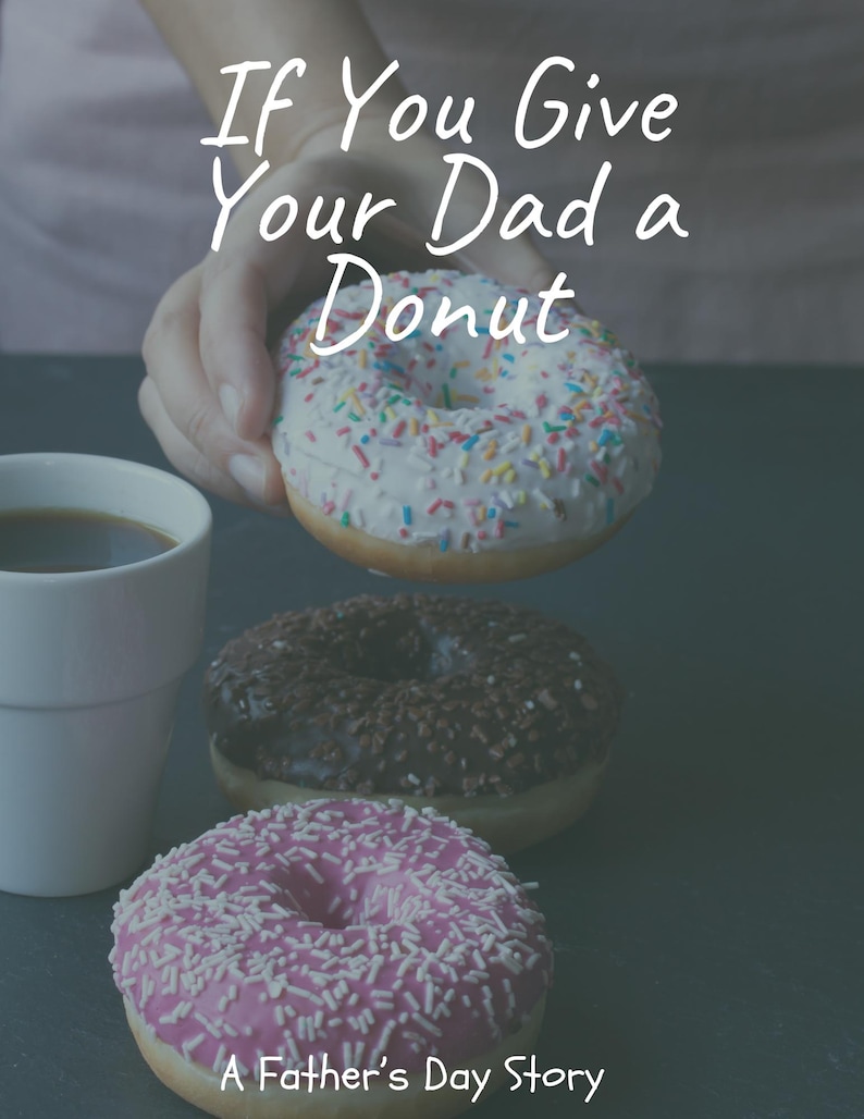 Father's Day Donut Storybook – Printable Kids Activity (PDF) - Etsy