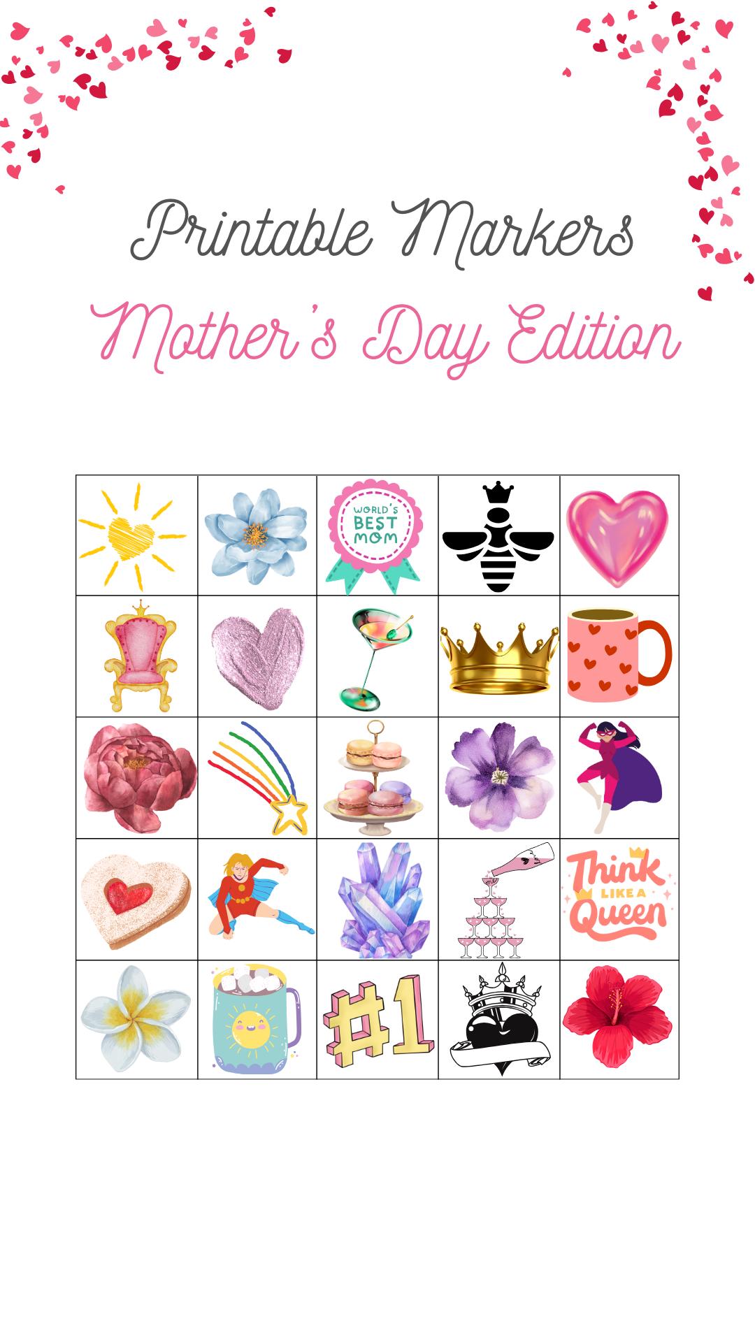 Mother’s Day Bingo Game – Classic Mom Moments | Printable Family ...