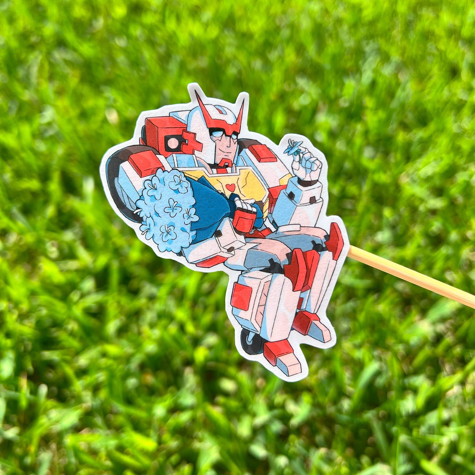 Transformers IDW Ratchet Spark Flower Sticker - Etsy