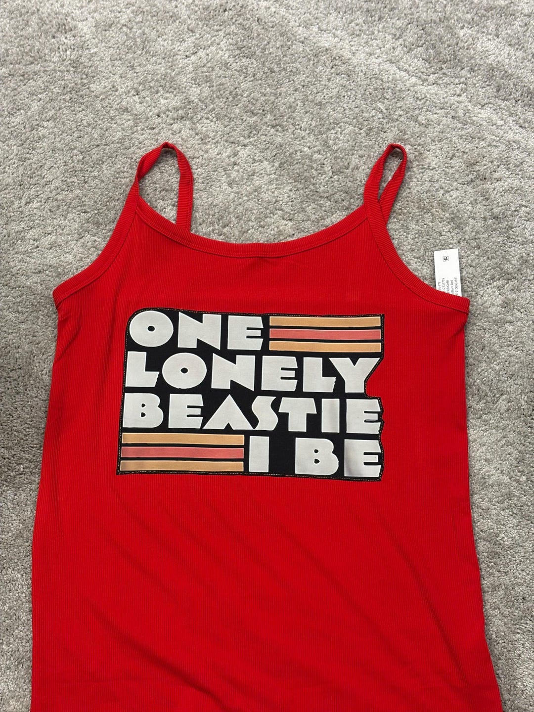 Custom Sewn Original Design BEASTIE BOYS/ One Lonely Beastie Ribbed ...