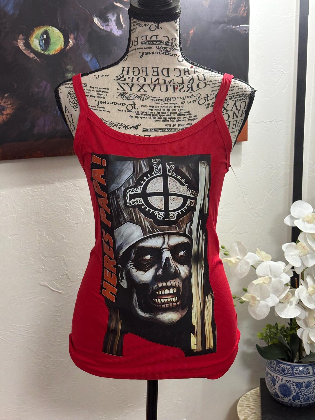 Custom Sewn GHOST PAPA EMERITUS / Last Responder Grim Reaper Ribbed ...