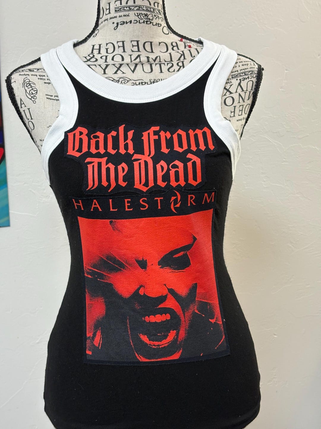 Custom Halestorm "back From the Dead" Ribbed Tank Top (size Small) - Etsy
