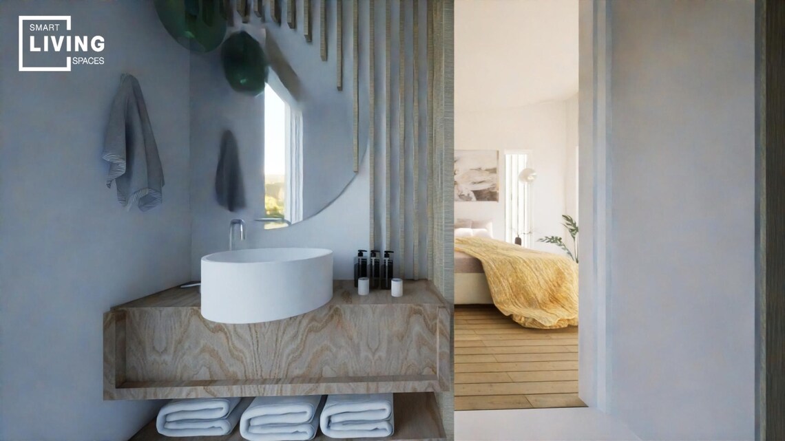 3D Model Experience for Modern Small Single Story. Architectural ...