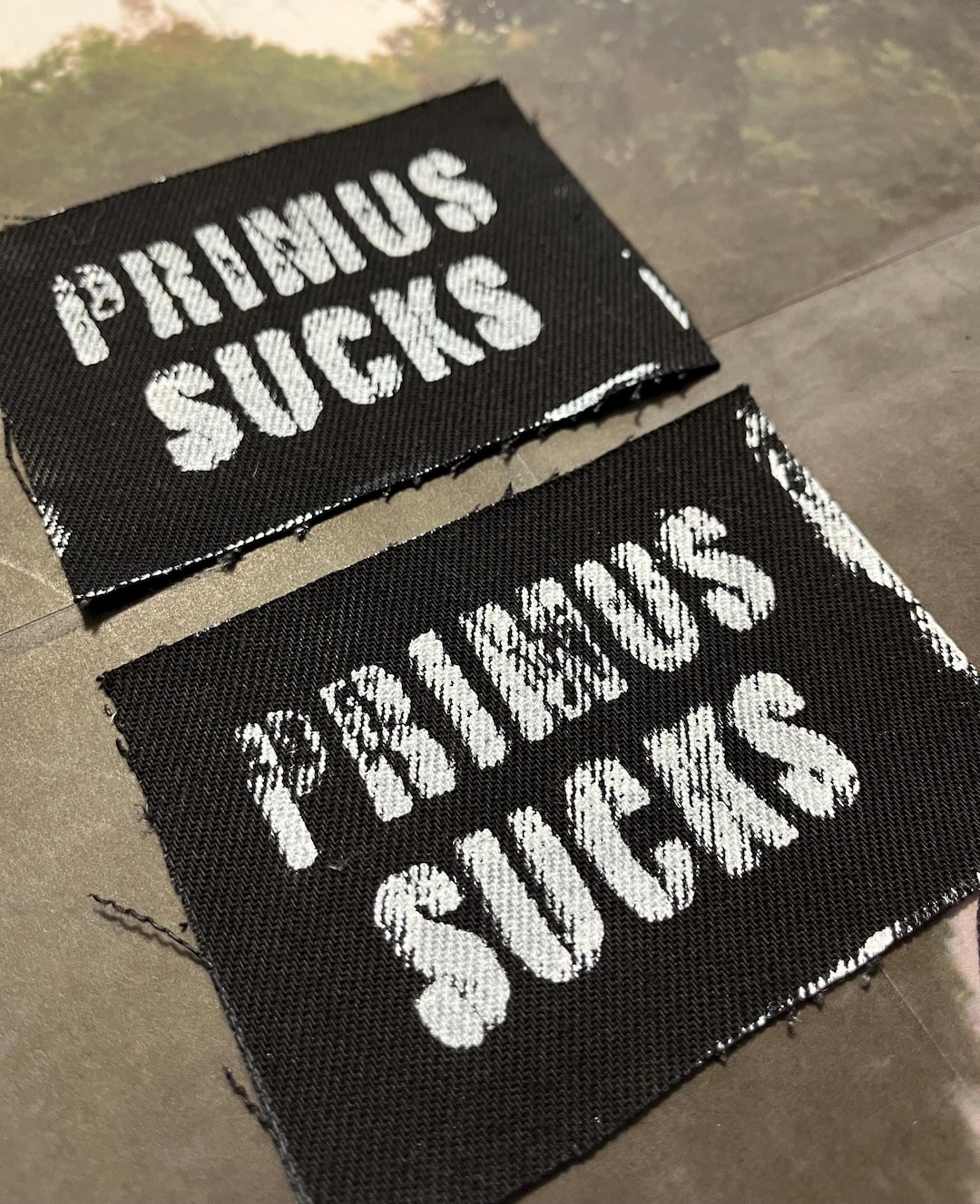 Primus Sucks Patch / Raw Edge / Sew On - Etsy
