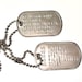 10 Ten Commandments Abbreviated Stamped Dog Tag Necklace - Etsy