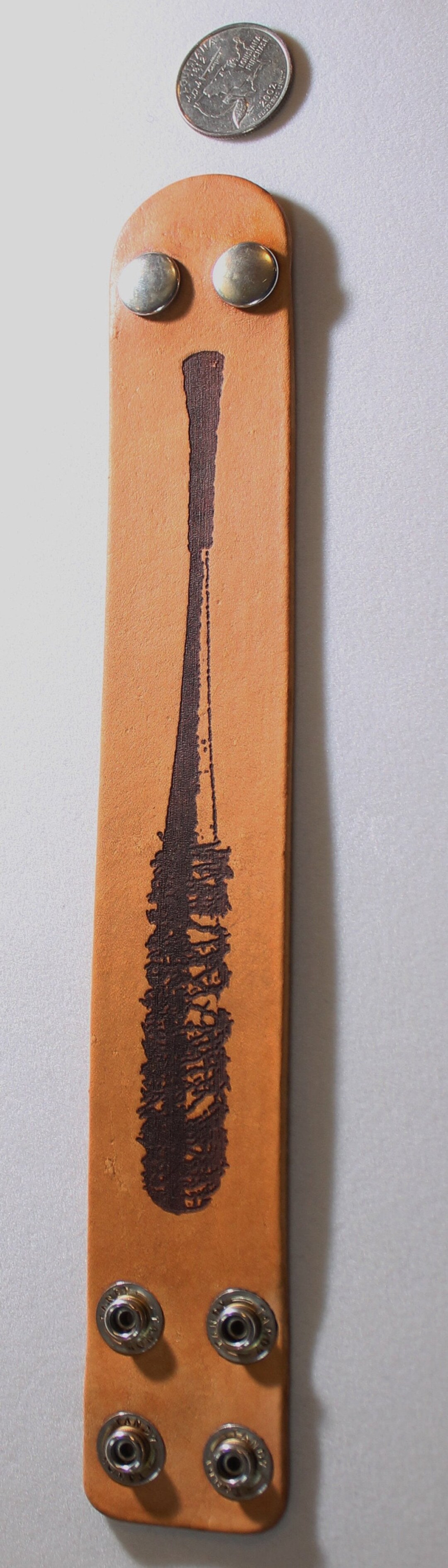 Bat Barbed Wired Negan Walking Dead Laser Engraved Stained - Etsy