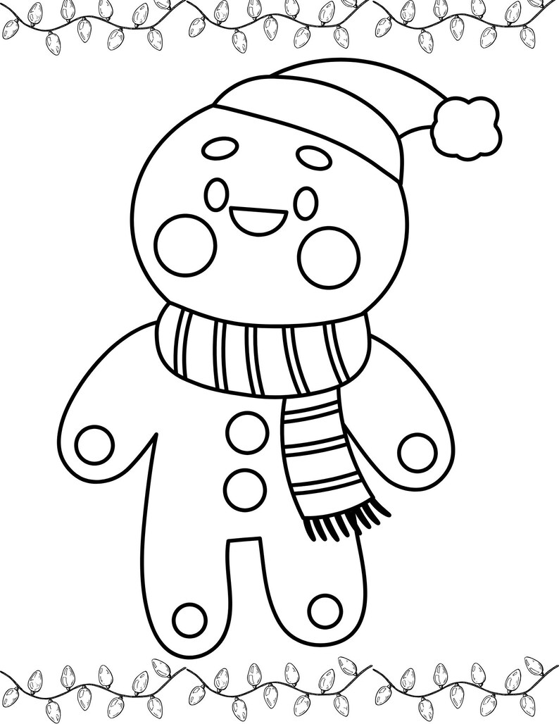 20 Christmas Coloring Pages L Easy Coloring L Coloring Pages L PDF ...