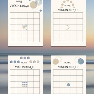 2025 Vision Board Bingo L Vision Board L Bingo Template L Bingo L ...