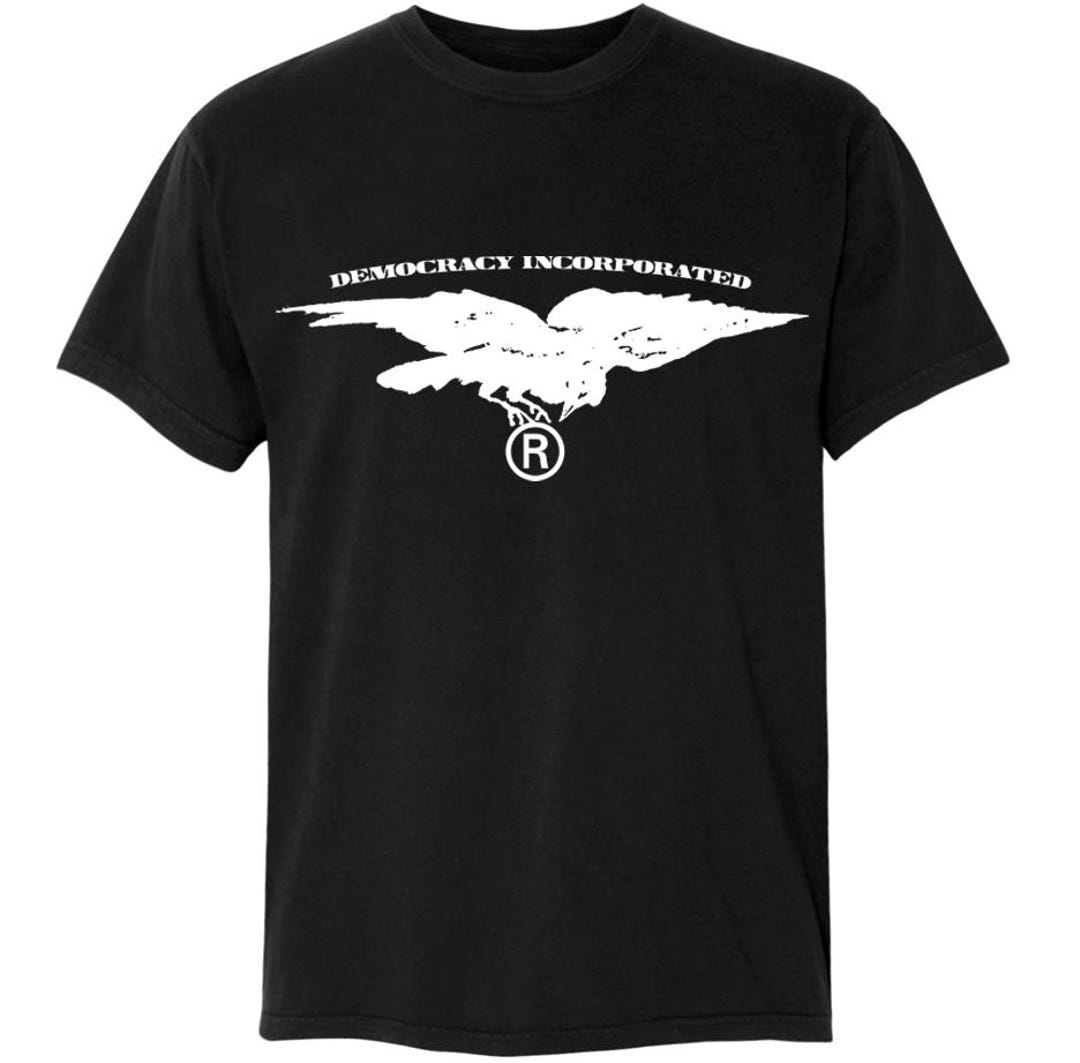 PRE-ORDER**, Democracy Incorporated, 100 Percent Cotton T-shirt, Black ...