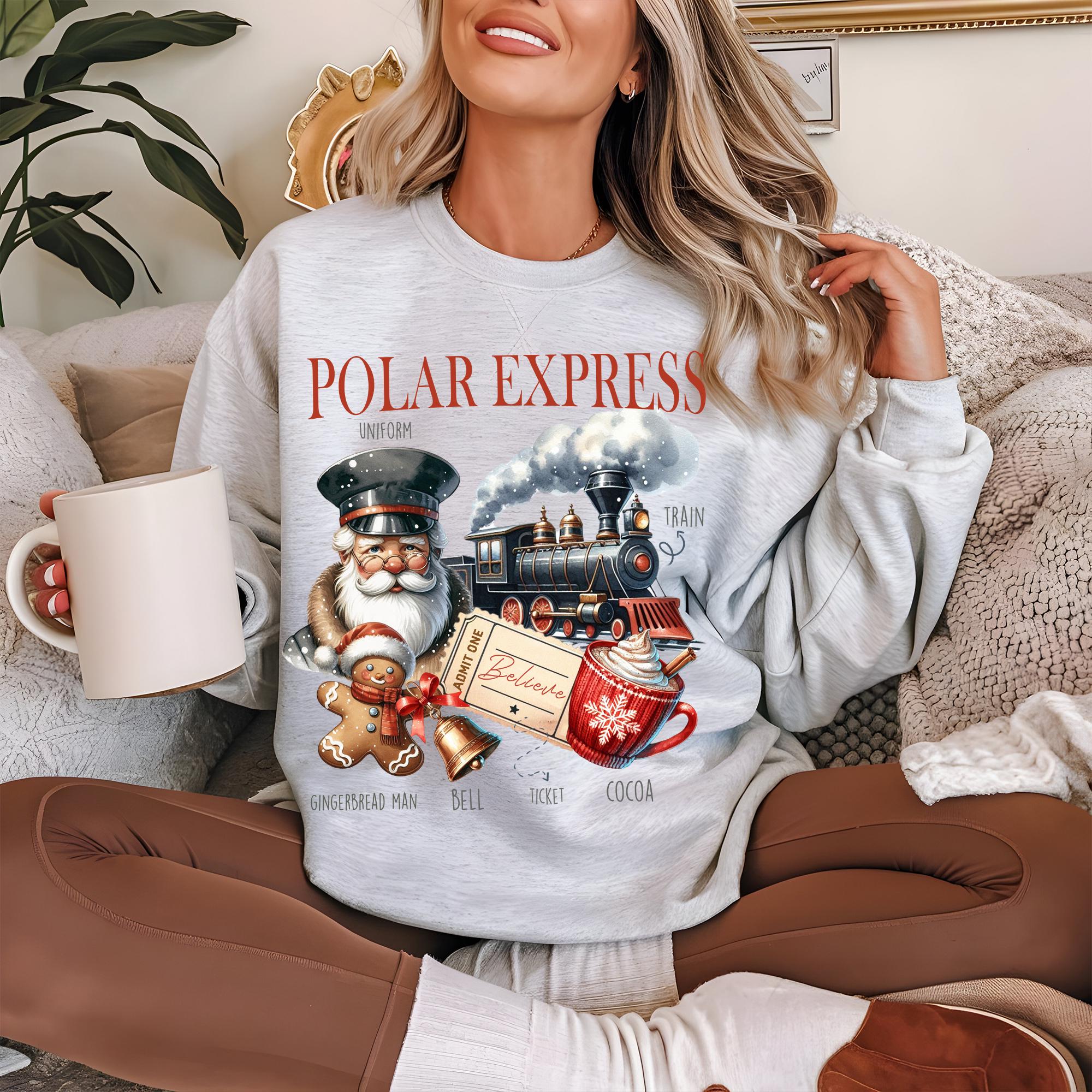 Polar Express Digital Art PNG, Funny Christmas Clipart, North Pole ...