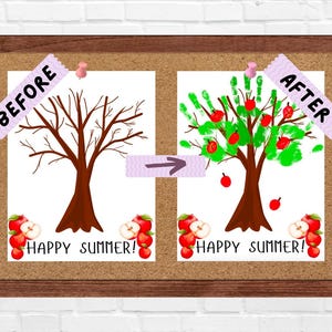 Four Seasons Handprint and Fingerprint Keepsake Printable, Preschool ...