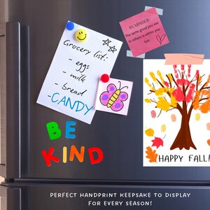Four Seasons Handprint and Fingerprint Keepsake Printable, Preschool ...